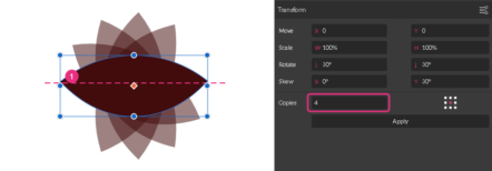 Transform Panel - Corel Vector Help