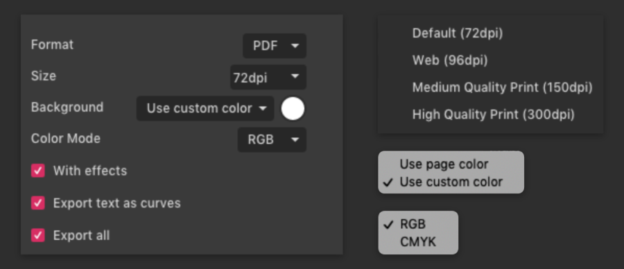 Exporting Corel Vector Help