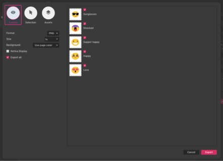 Exporting - Corel Vector Help