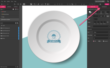 Comments panel - Corel Vector Help