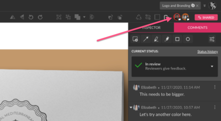 Comments panel - Corel Vector Help