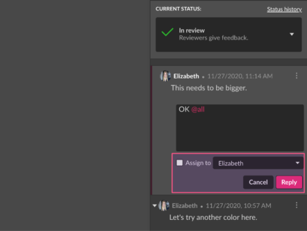 Comments panel - Corel Vector Help